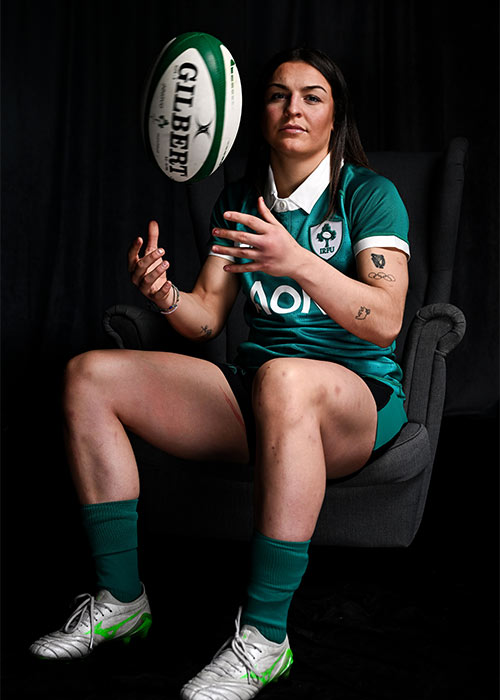 Who is Erin King, the new captain of the Ireland women's rugby team?