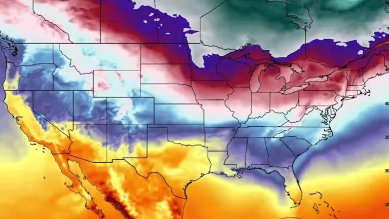 Three arctic blasts are expected over the next 7 days, which will lead ...