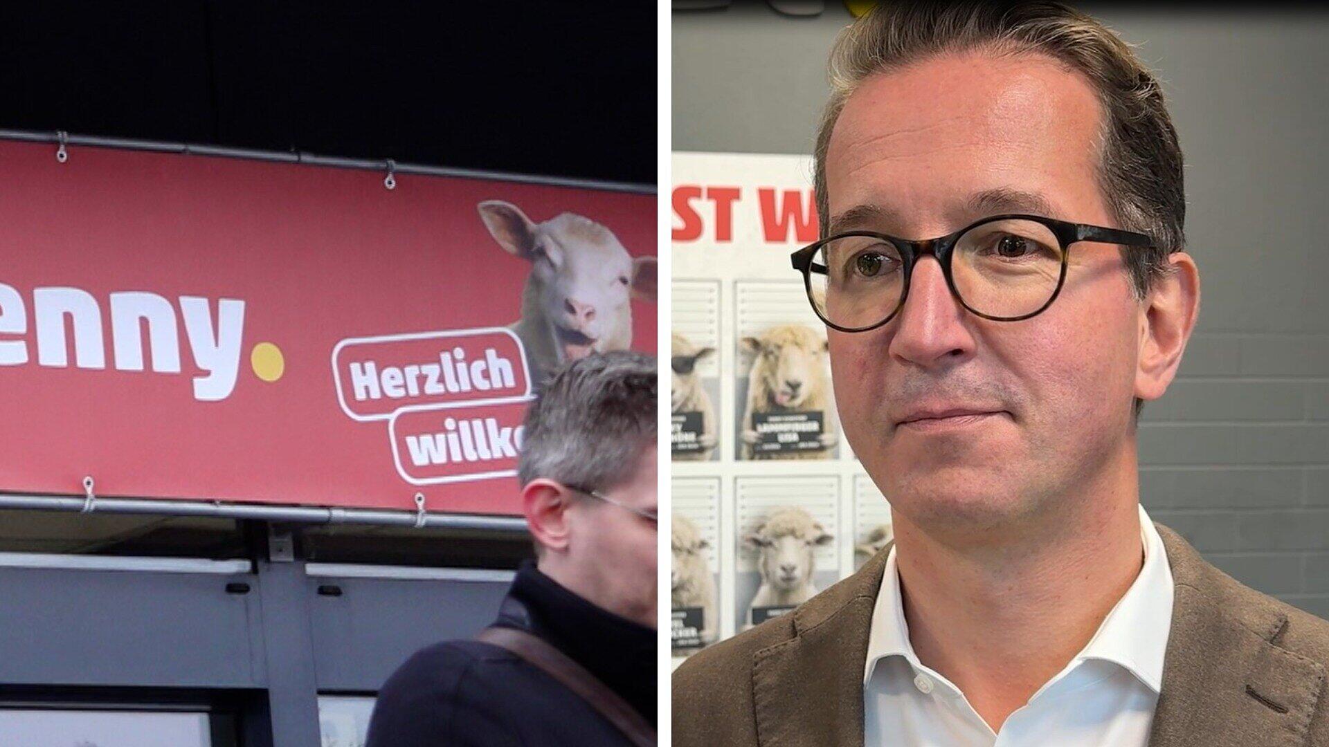 Penny benennt fränkische Filiale um - Schafe im Laden waren "ein großes ...
