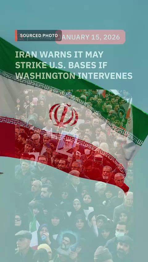 Iran warns neighbors it could strike US bases if Washington intervenes ...