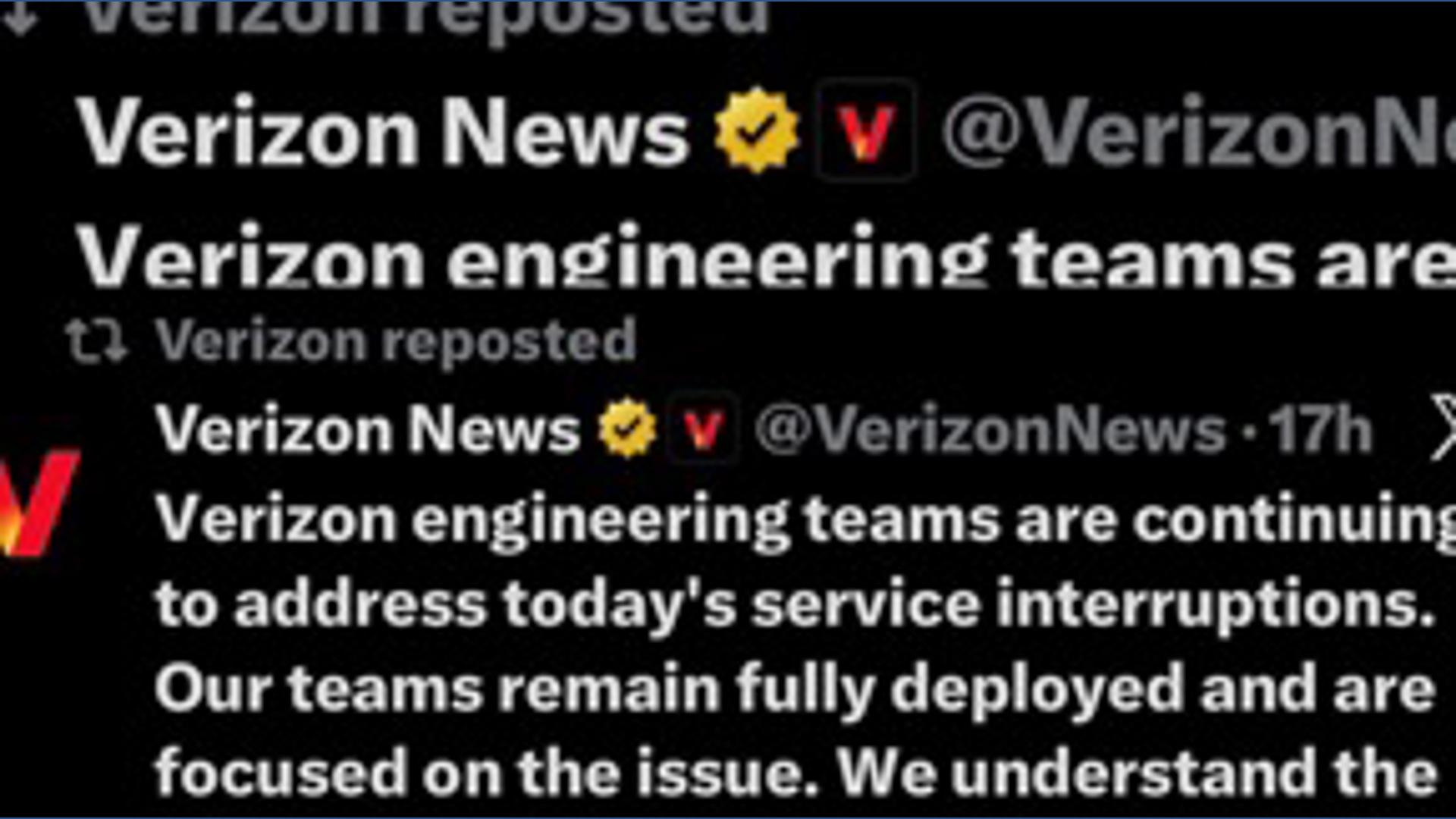 Verizon SOS outage fixed, and you might get a credit