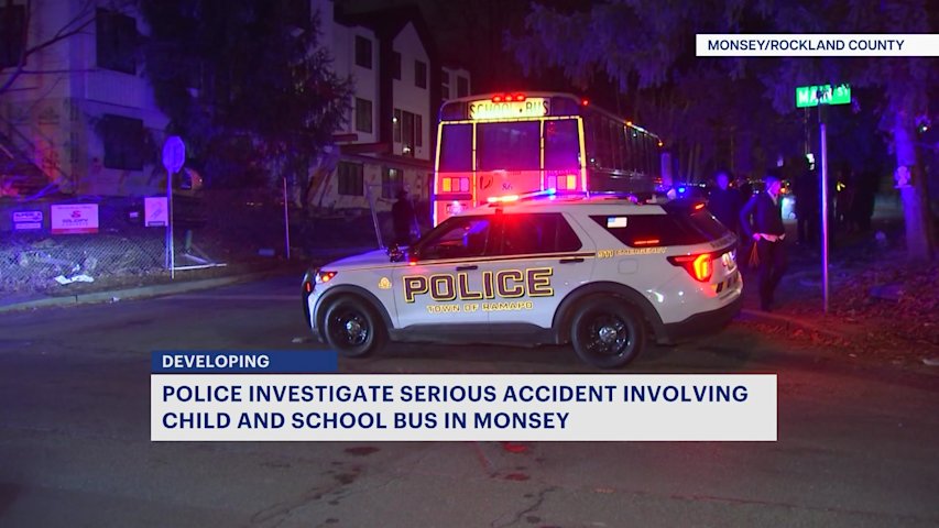 Child injured in serious school bus accident in Monsey