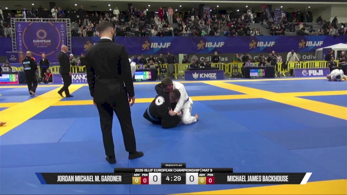 Michael James Backhouse vs Jordan Michael M Gardner 2026 European Jiu ...