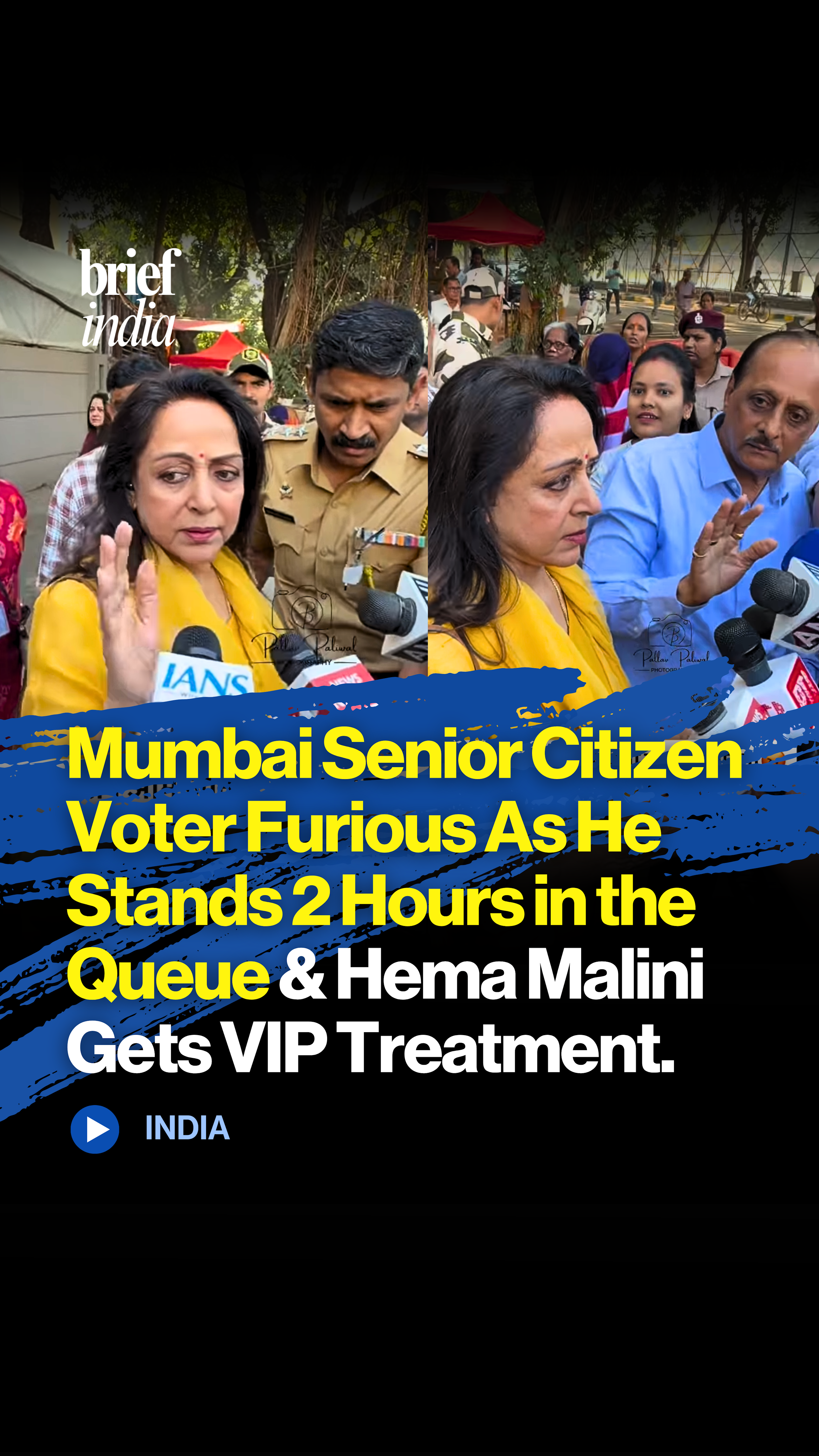 “I've been standing since 7:30 am!” Senior citizen confronts Hema ...