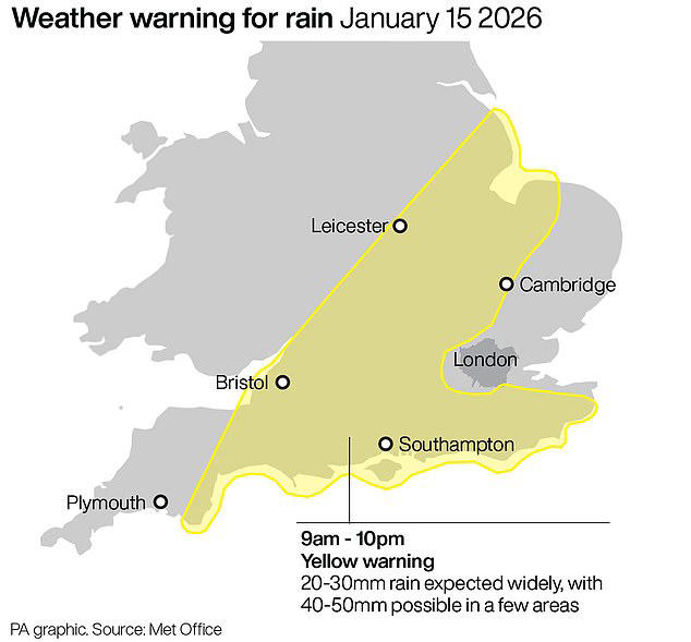 Britain on flood alert after Storm Goretti: More than half a month's ...
