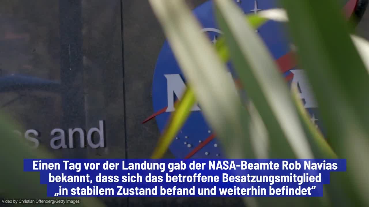 Vier ISS-Astronauten zurück auf der Erde: NASAs erste medizinische ...