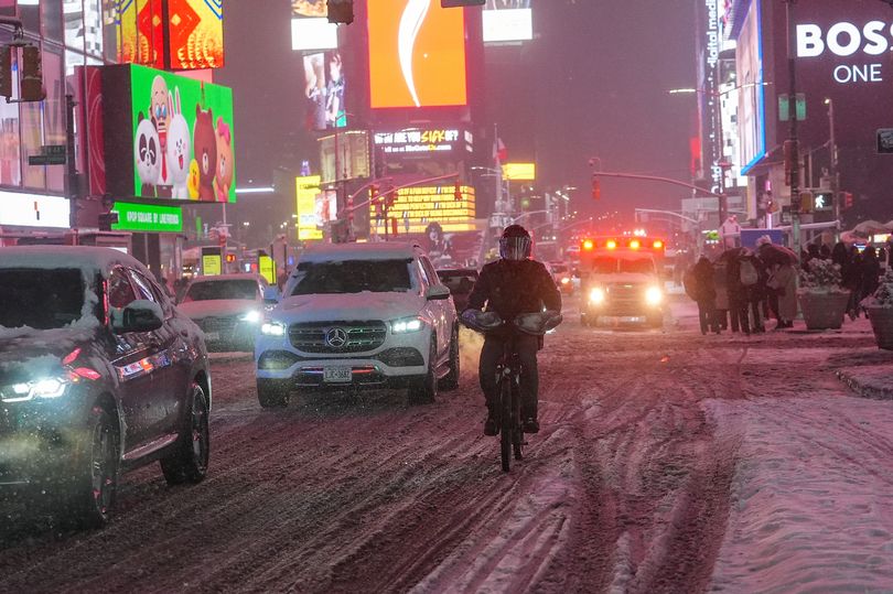 New York winter weather warning as stark map shows arctic blast could ...