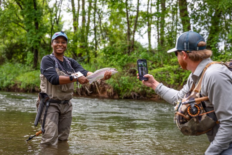 Breast cancer survivors find solace and friendship in fly fishing retreat