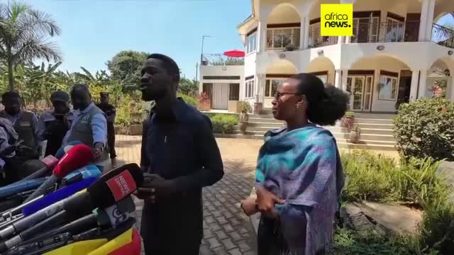 Uganda election: Bobi Wine and wife cast votes, Wine slams internet ...