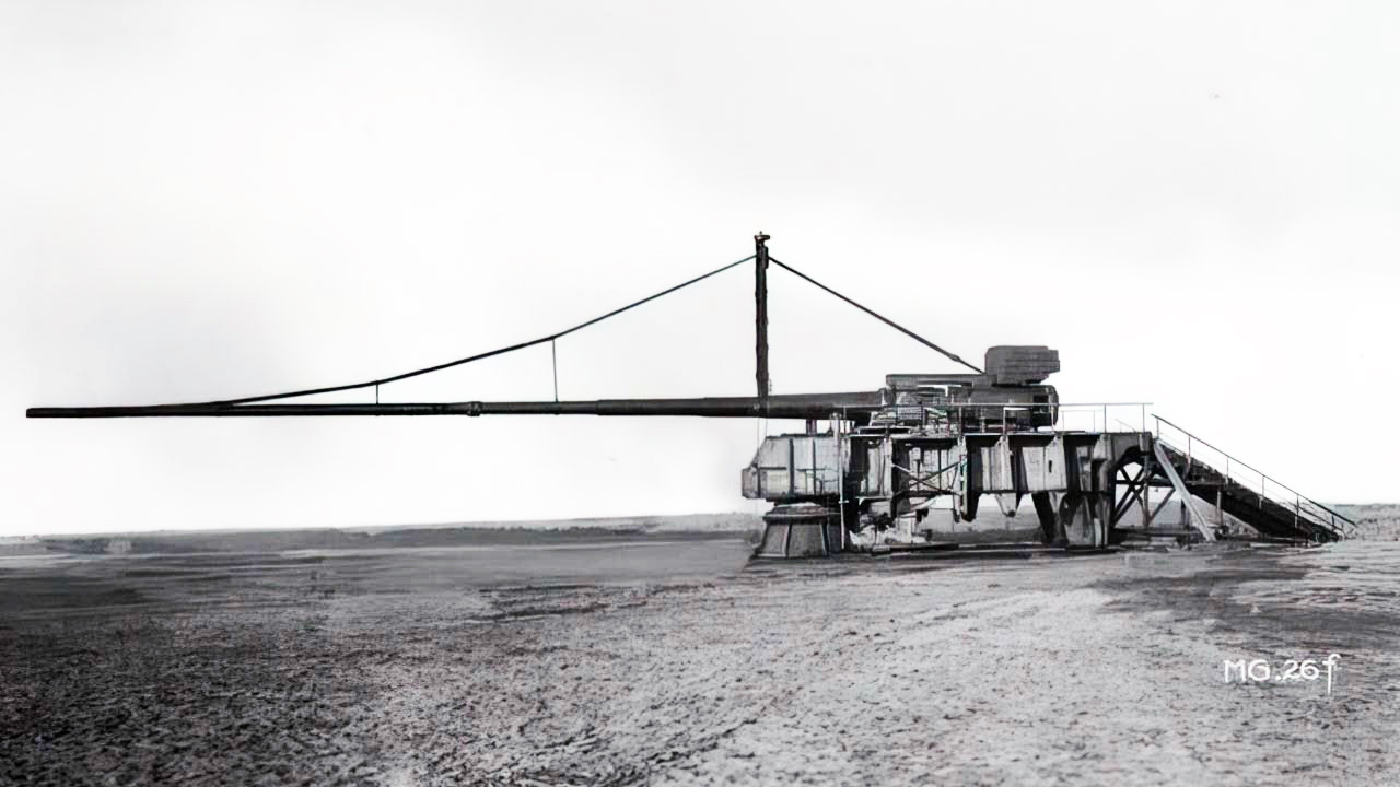 The cannon that bombarded Paris from the edge of space