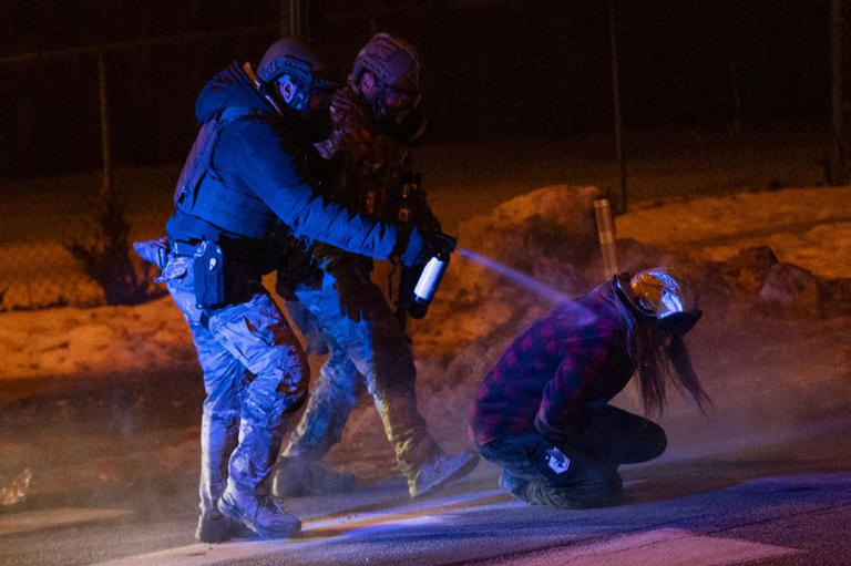 New video shows woman yell 'I'm autistic with a brain injury' as masked ...