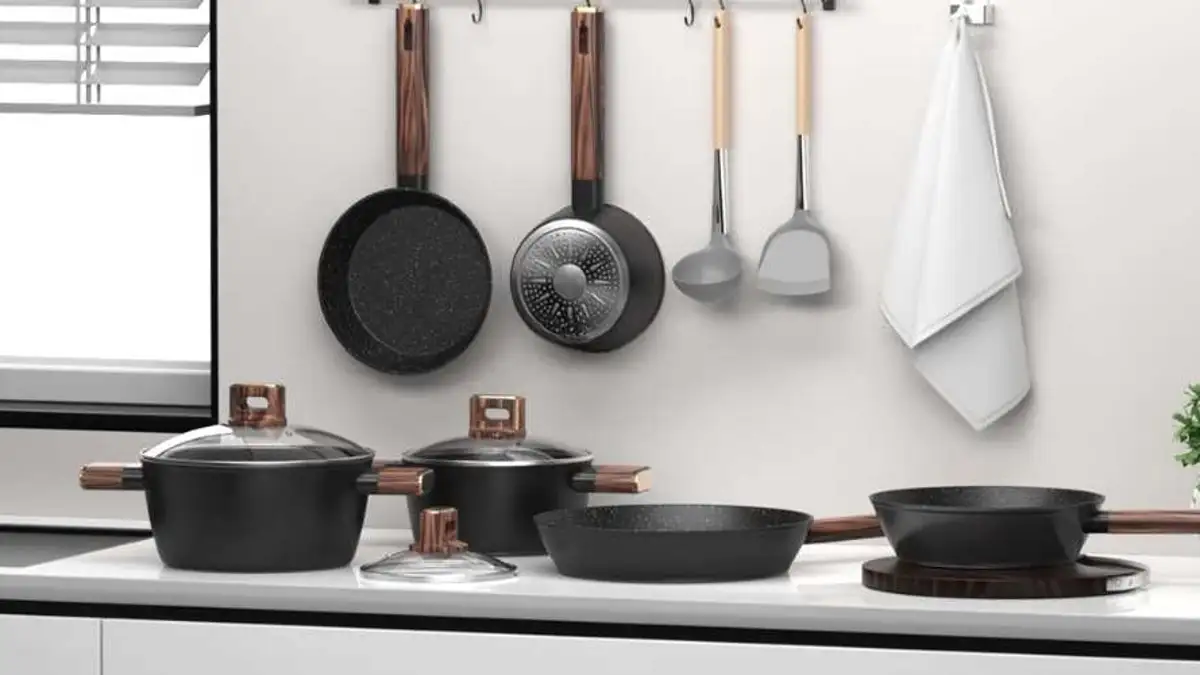 Una batería de cocina completa, antiadherente y más económica que ...