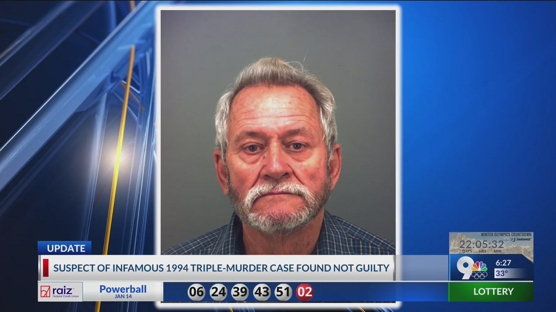 Suspect of 1994 triple-murder case found not guilty