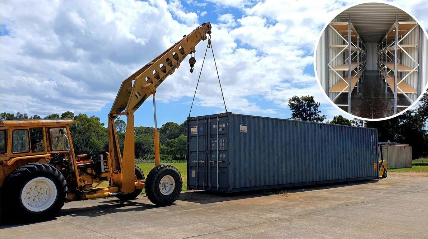 Preparing the workshop with containers and storage