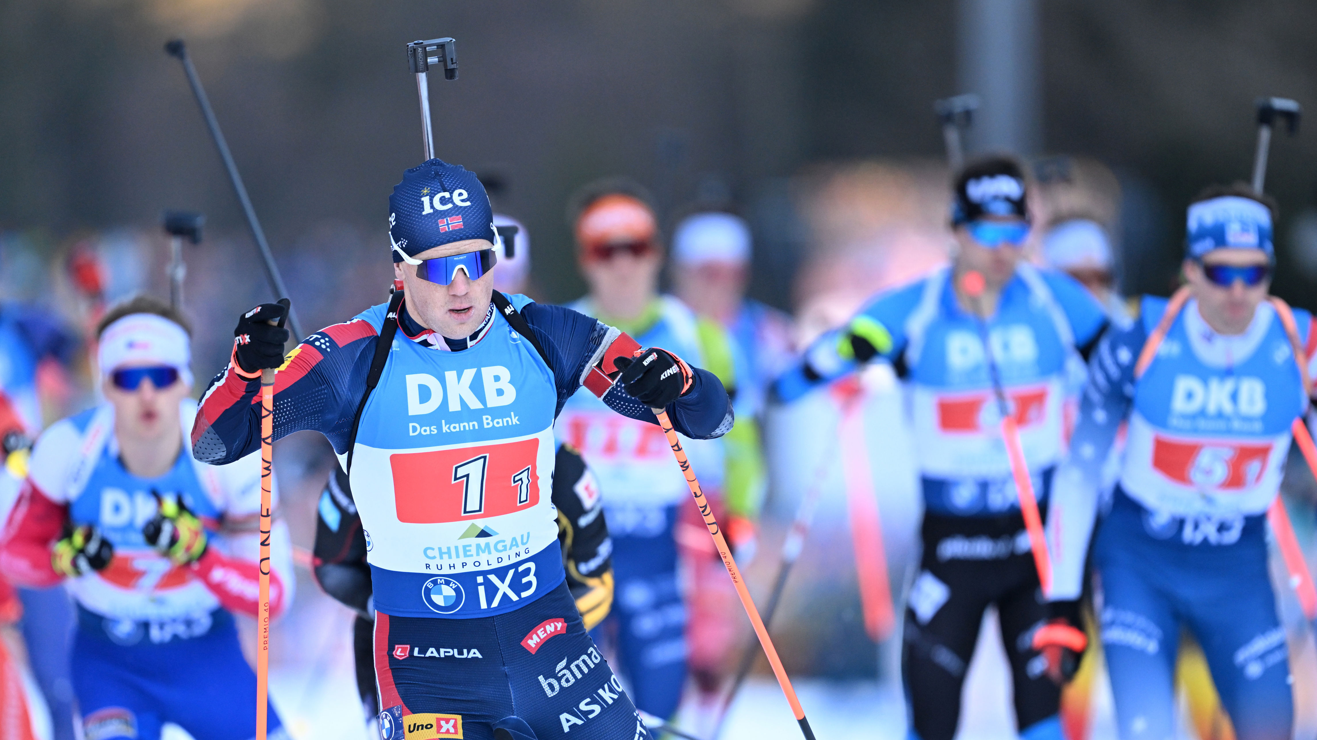 Skiskyting: Norsk 2.-plass på herrestafett i OL-generalprøven