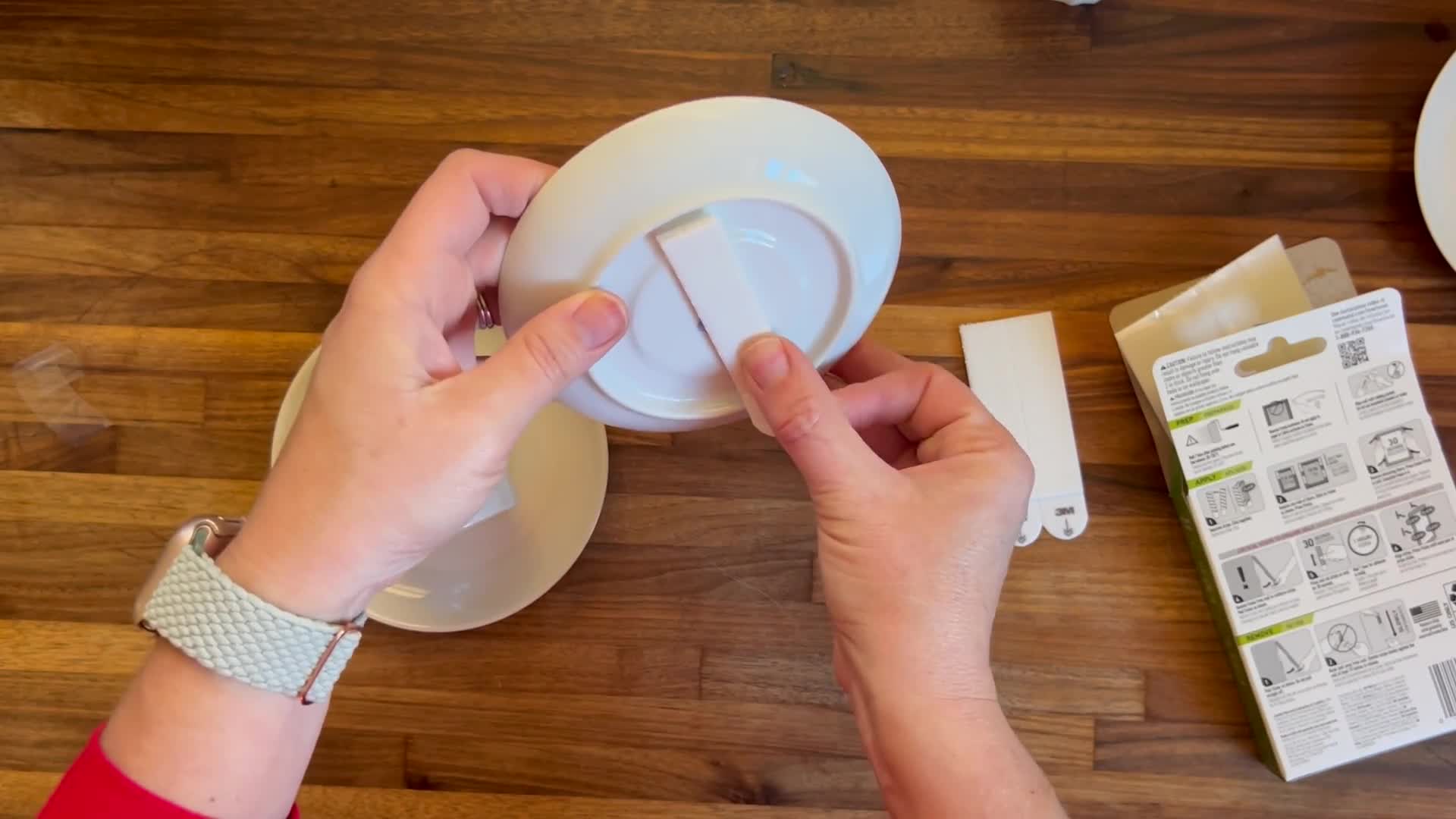 Grab 3 small plates - this living room idea is genius!