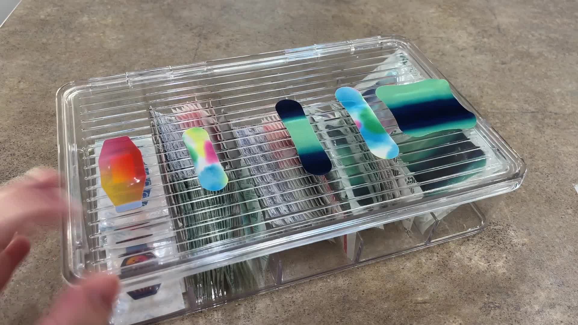 Stick a command strip on your trash can (this is genius!)