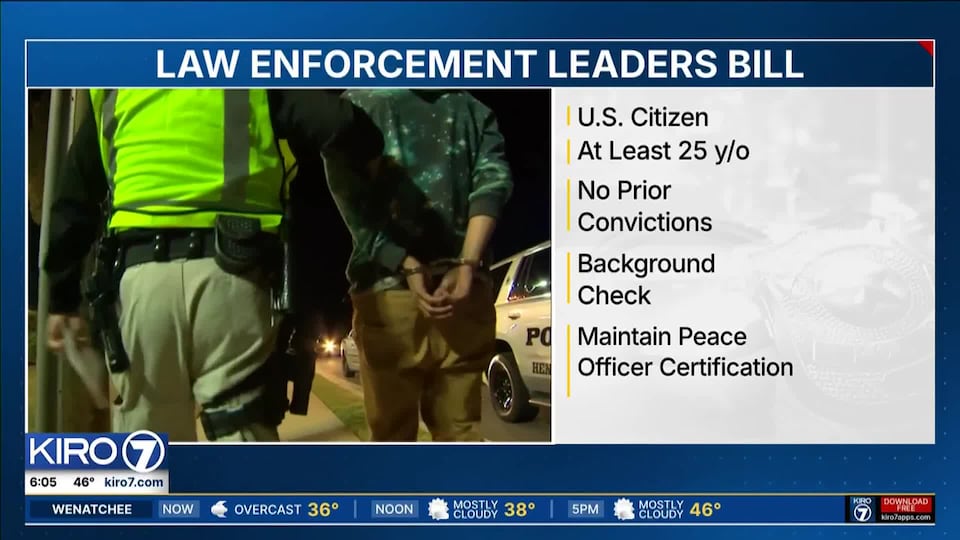 Video: Law enforcement leader standards bill proposal