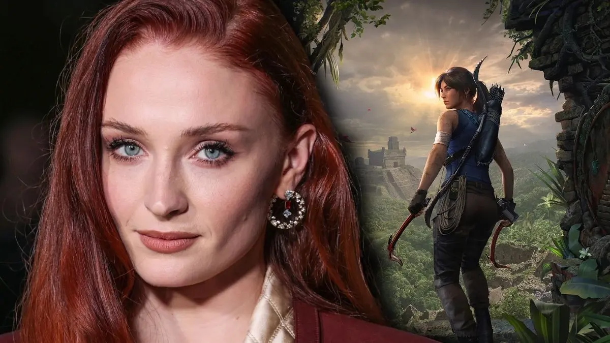 Sophie Turner channels iconic Lara Croft in first look at live-action ...