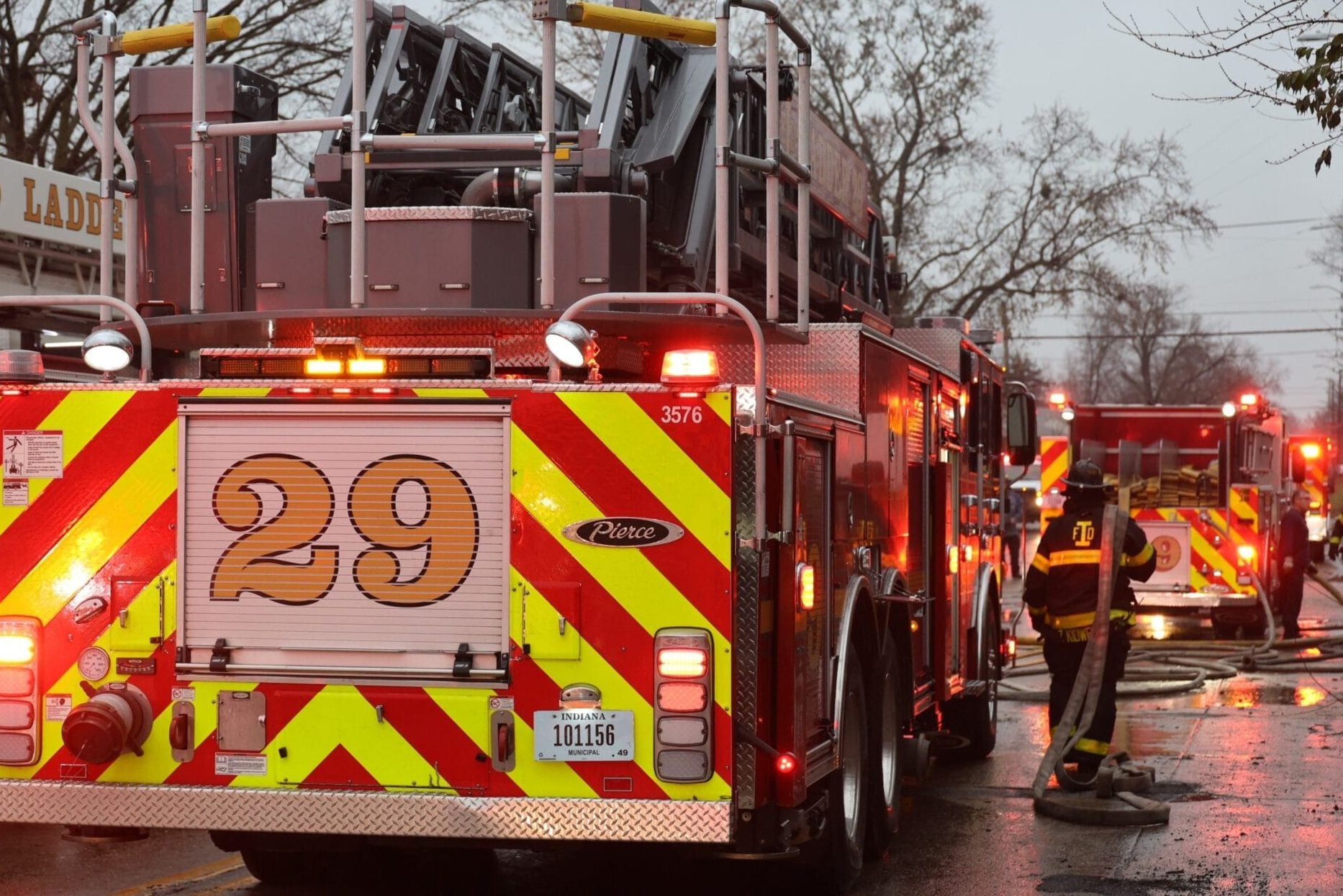 Greencastle house fire leaves firefighter and civilian injured