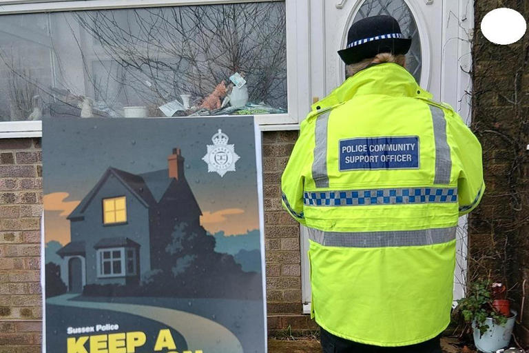 Police carry out crime prevention leaflet drops following burglary ...