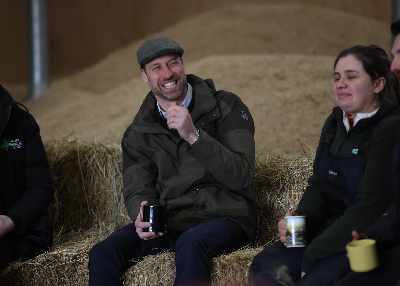 Prince of Wales branches out into tree-pruning on visit to family farm