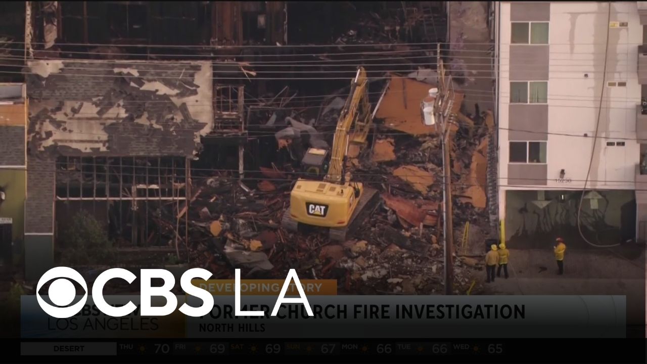 Vacant North Hills church fire investigation continues