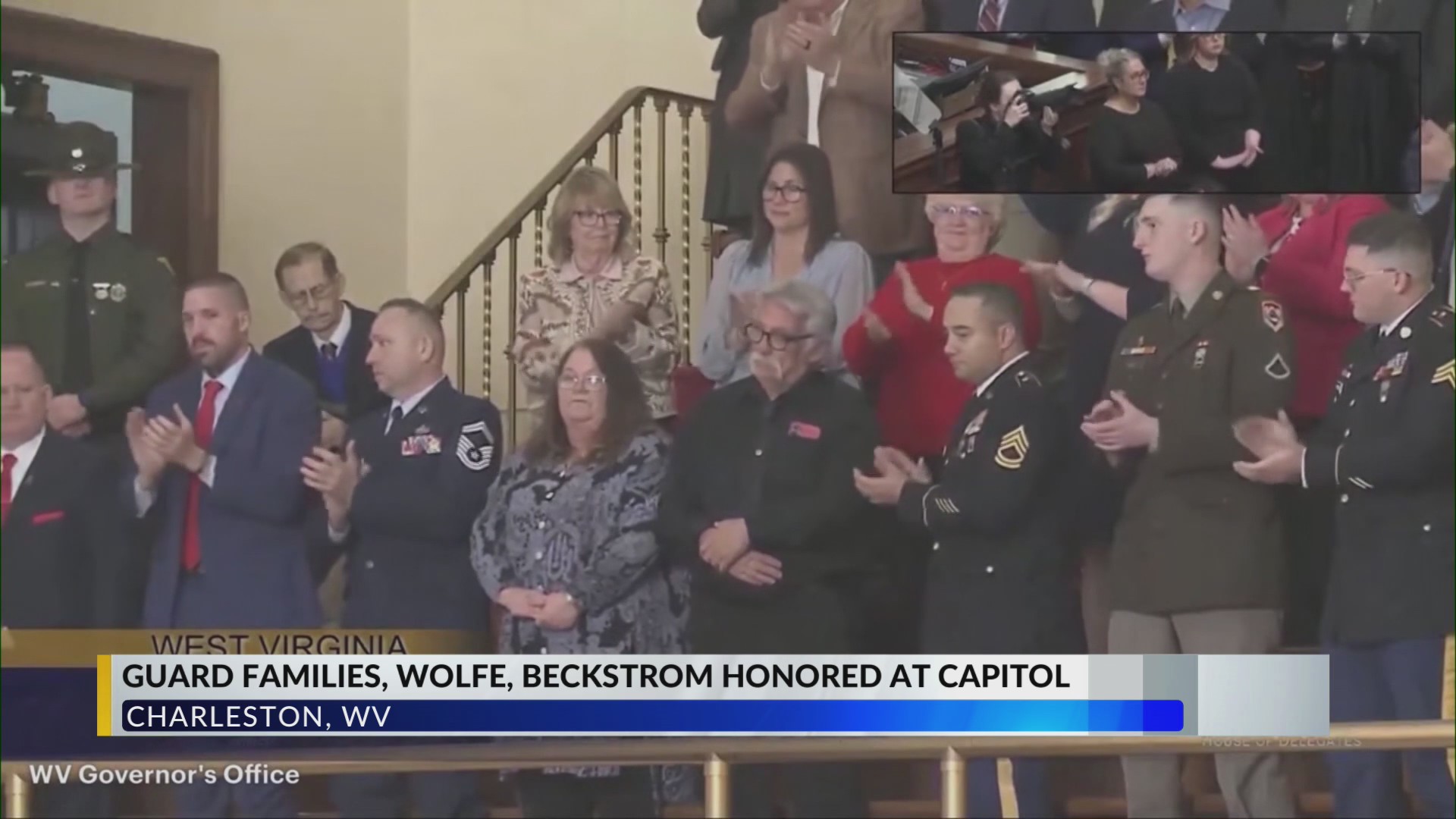 West Virginia National Guardsmen honored at State of the State address