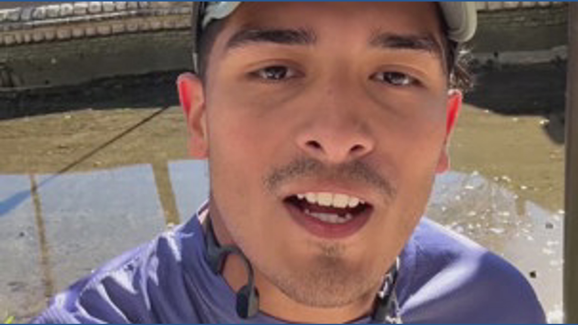 A rare view of San Antonio's River Walk during draining project