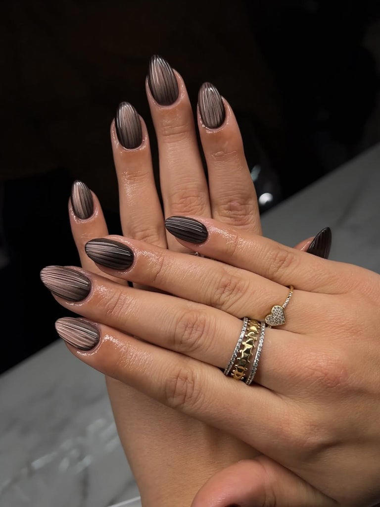 Iced coffee glass nails are the luxe manicure trend everyone’s about to ...