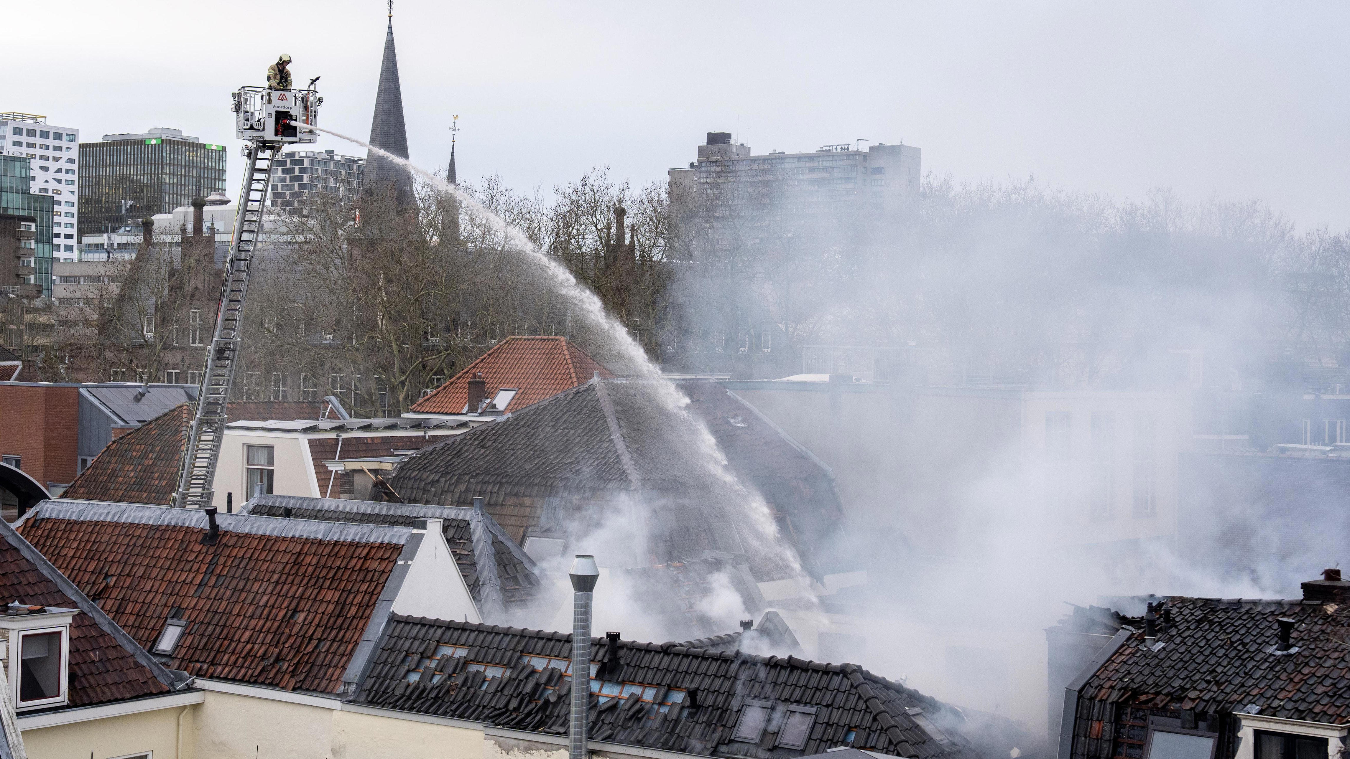 Large fire and explosions reported in Dutch city of Utrecht