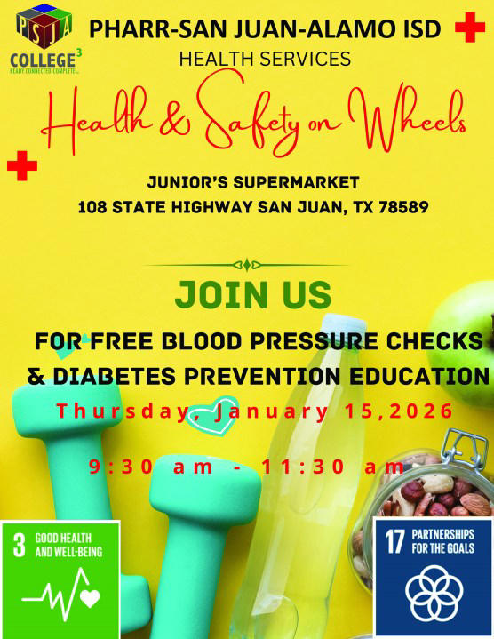 PSJA ISD: Health & safety on wheels event in San Juan