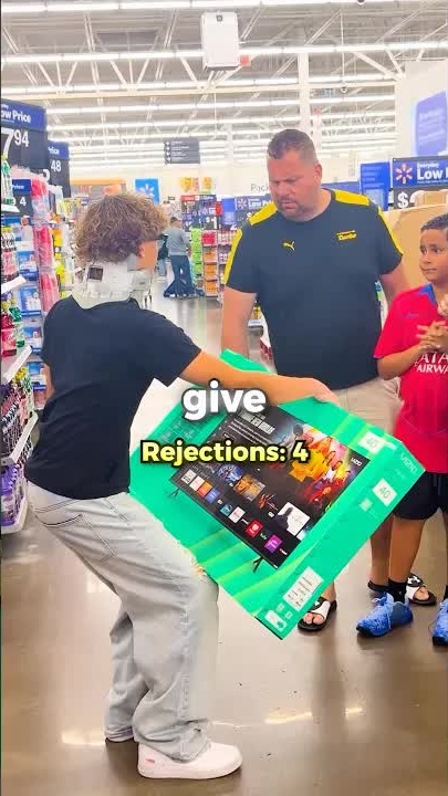 $100 for my TV challenge at Walmart!