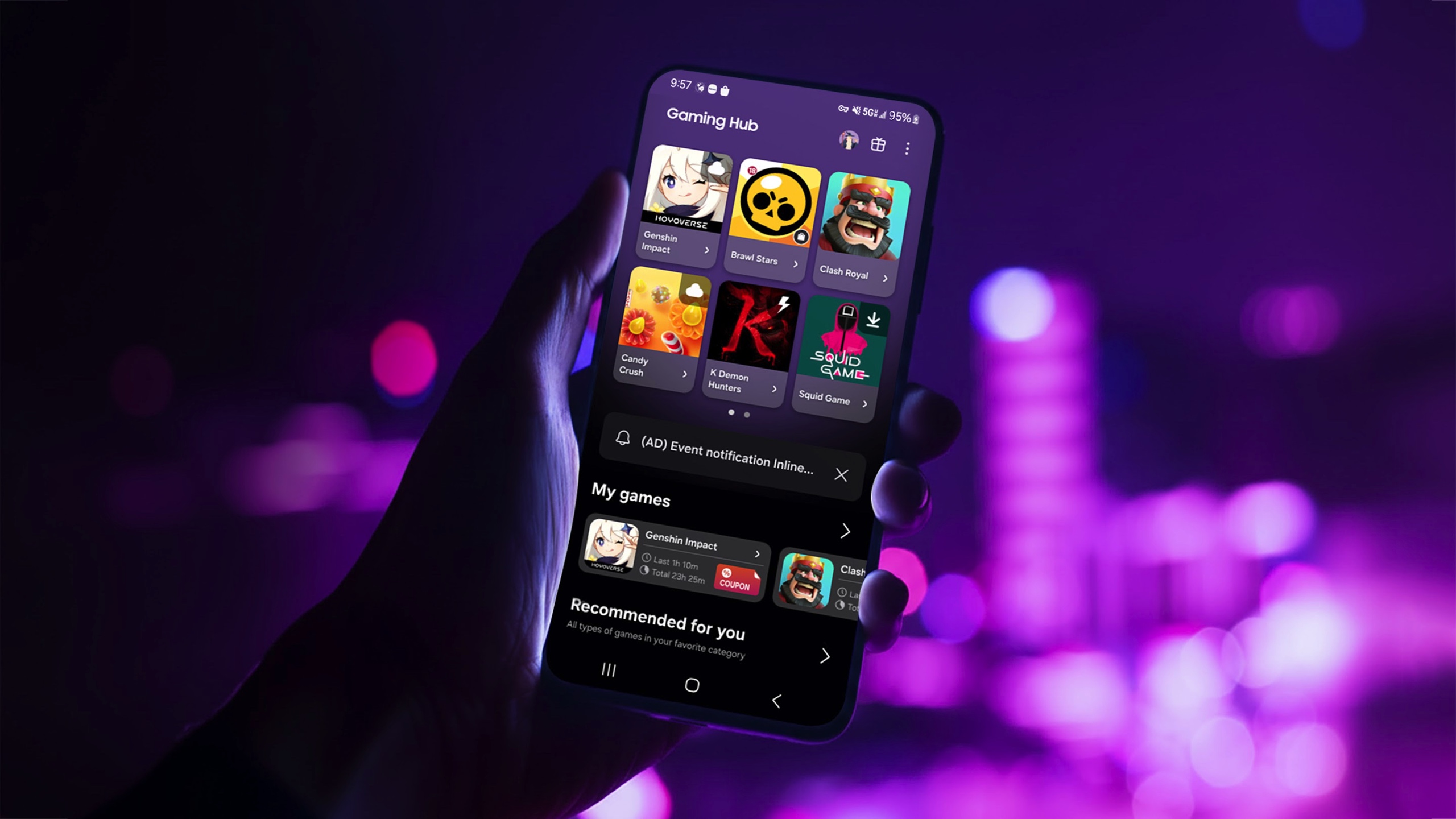 Samsung’s refreshed mobile gaming hub is trying to make it easier to ...