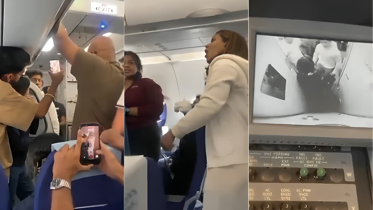 Viral video shows angry passengers target pilot after IndiGo flight ...