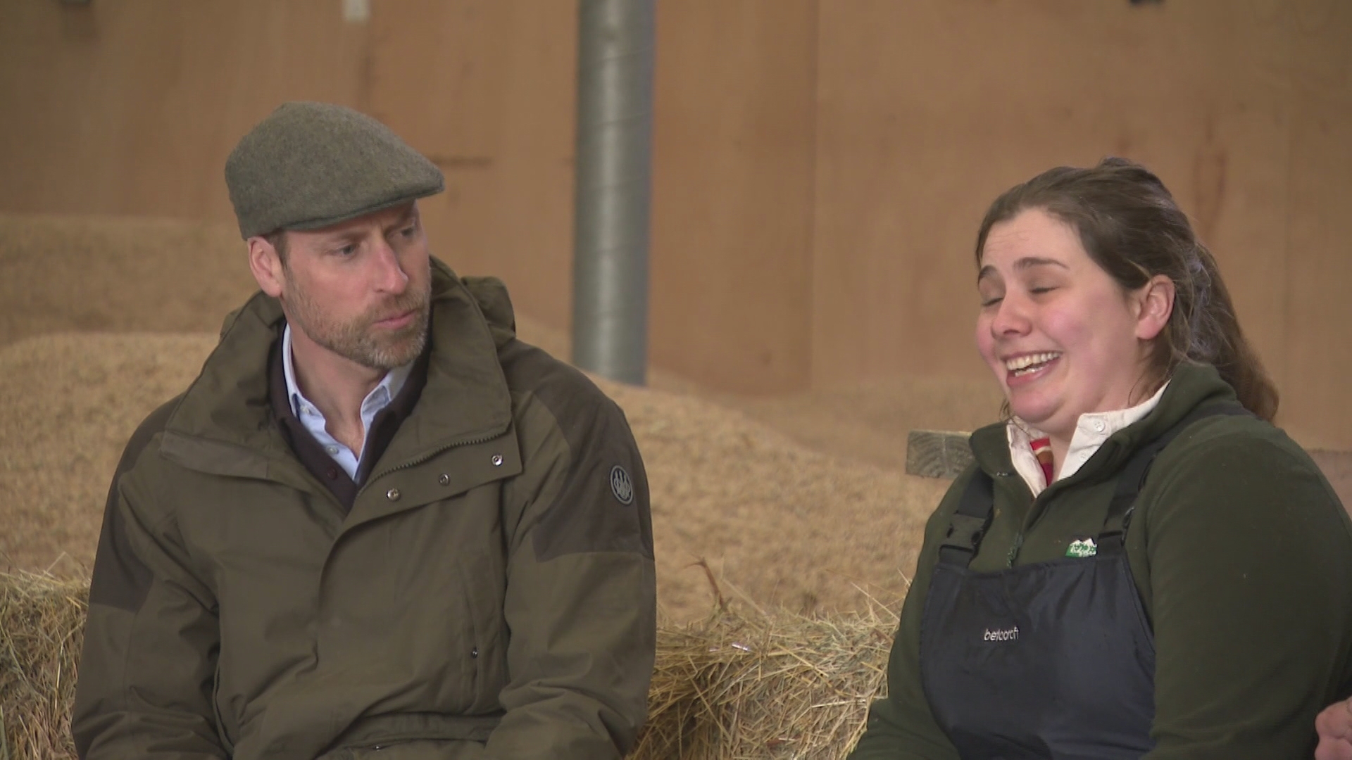 Prince William meets farmers during farm visit