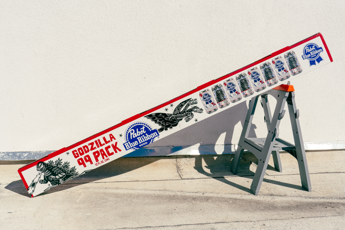 Pabst Blue Ribbon brings back iconic 99-can beer case for 'Atomic' new ...