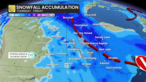 Blustery winds, snow brings hazardous travel to parts of Sask., Manitoba