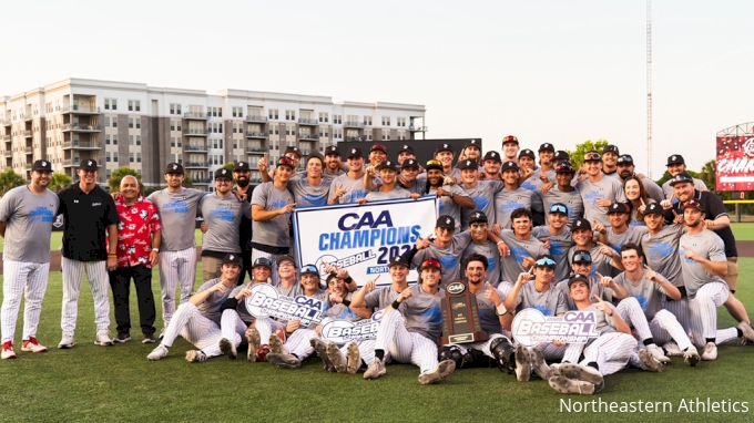 A look back at Northeastern baseball's 2025 CAA championship win