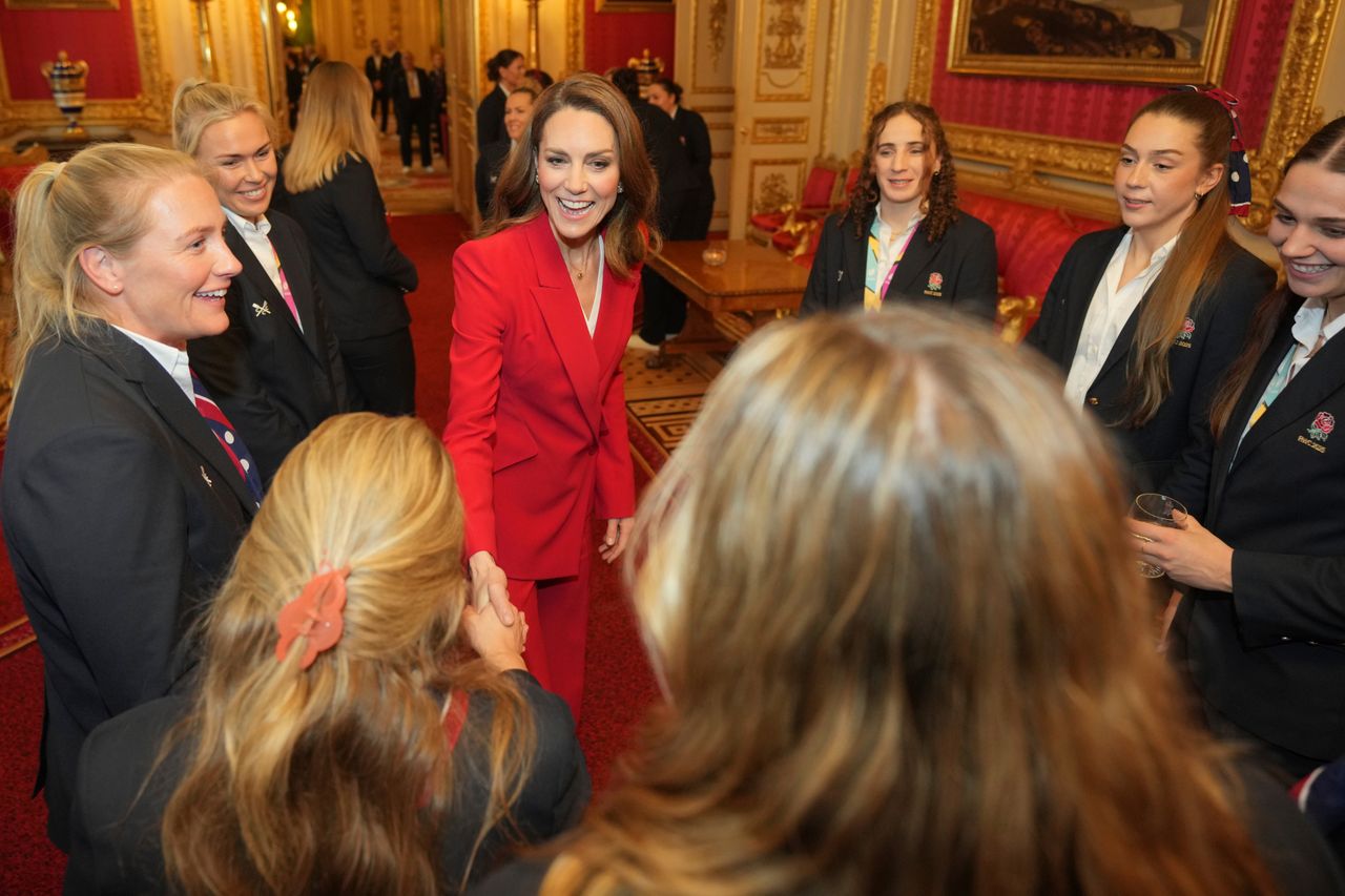 Kate Middleton wows in a red outfit with a hidden meaning for her first ...