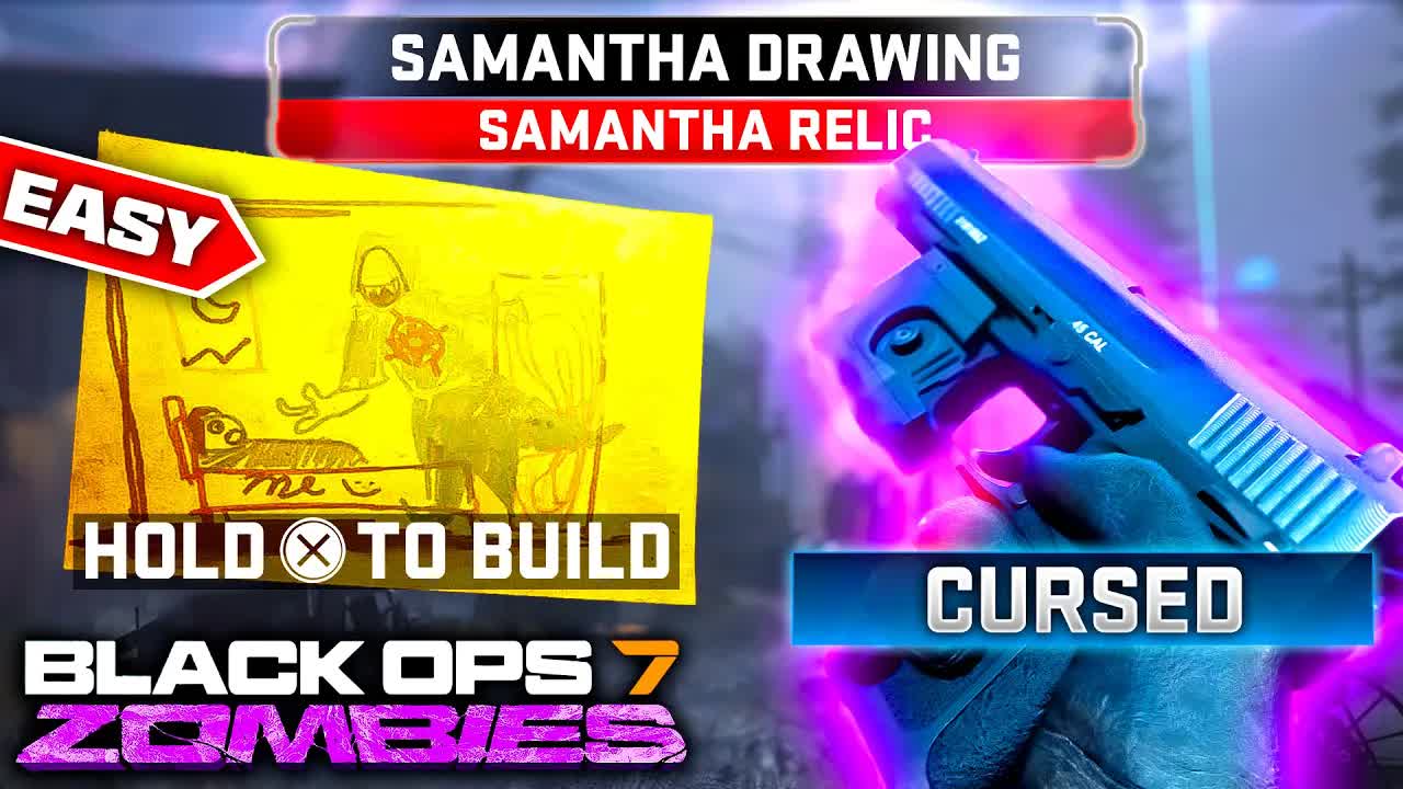 How to unlock Samantha's drawing relic in cursed mode! Black Ops 7 ...
