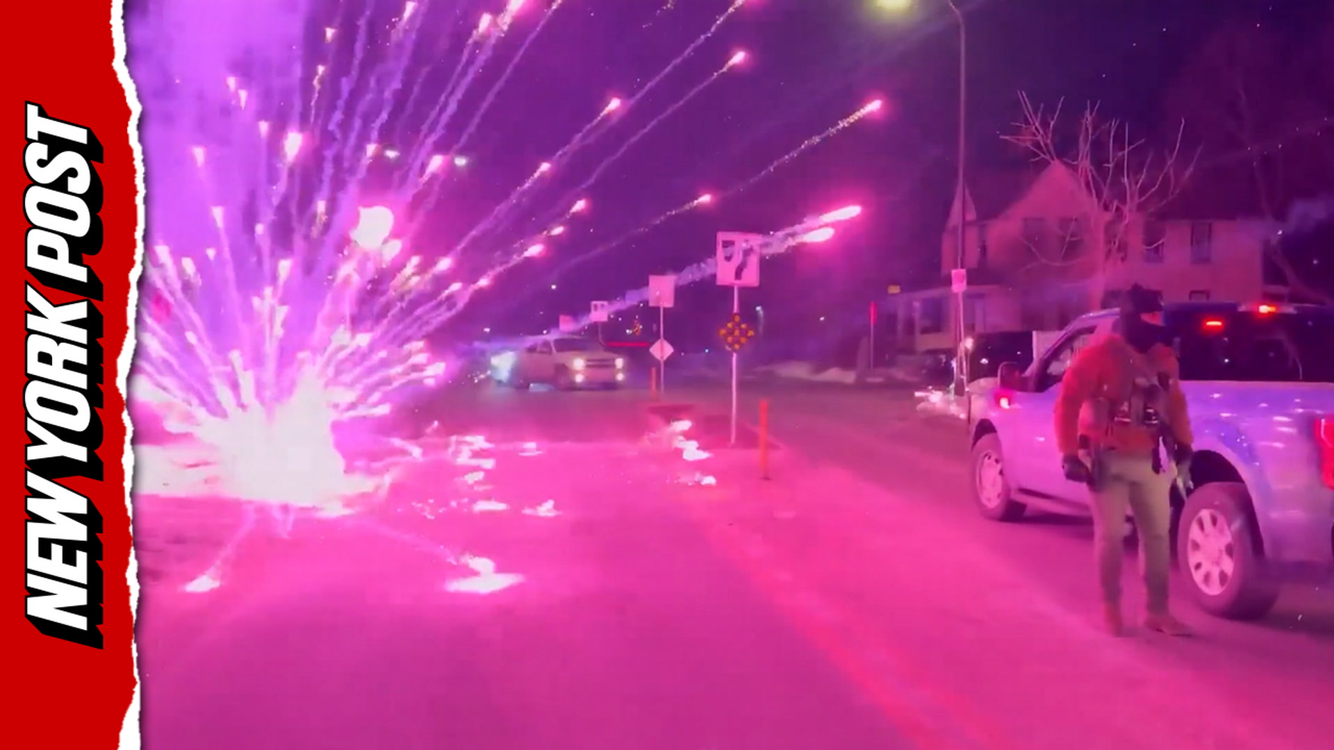 Fireworks, tear gas and chaos as protests erupt after second ICE ...