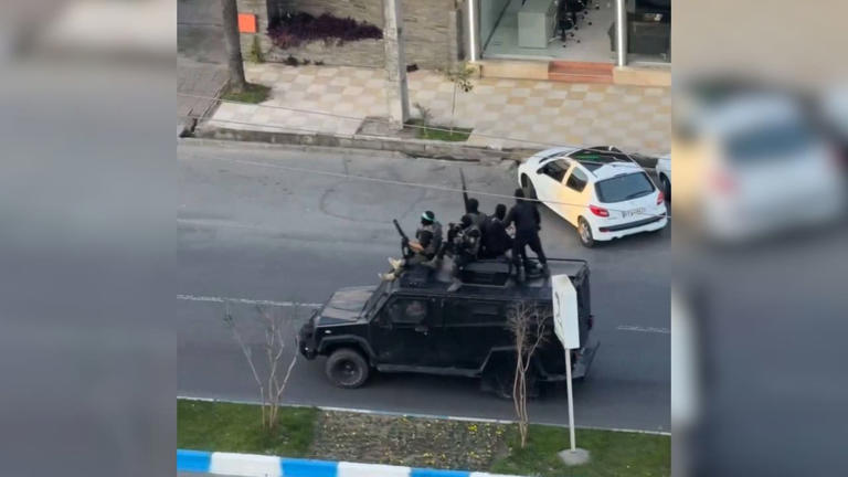 Iraqi militia members hired by Kataib Hezbollah to suppress Iranian ...