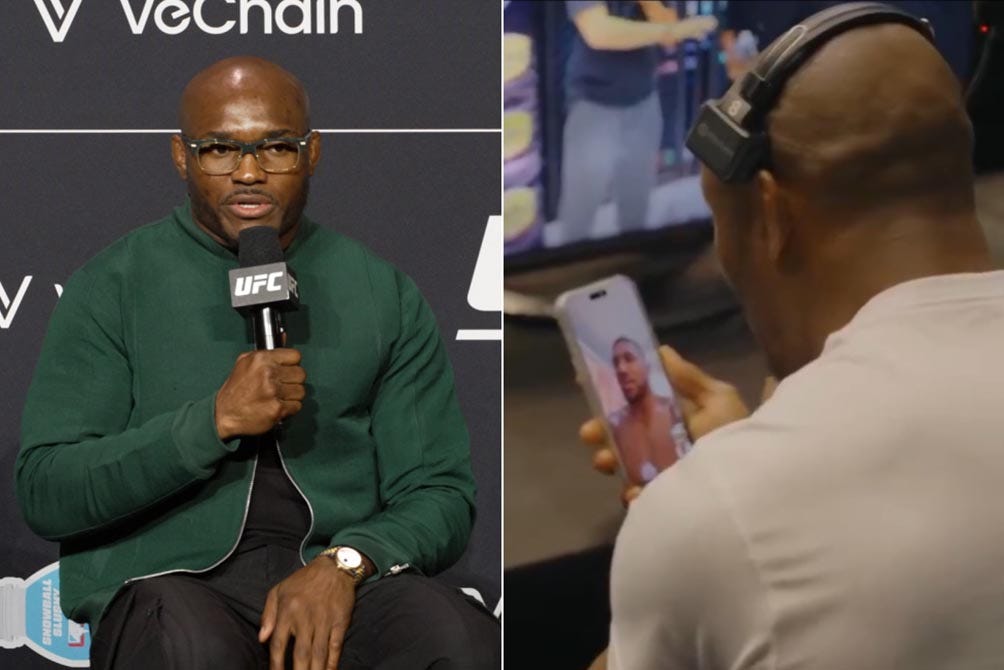 Kamaru Usman 'can't apologize enough' after Anthony Joshua footage release