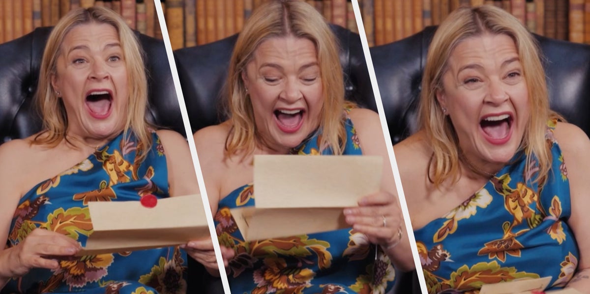 Harriet's shrieking reaction to finding out the Traitors' true ...