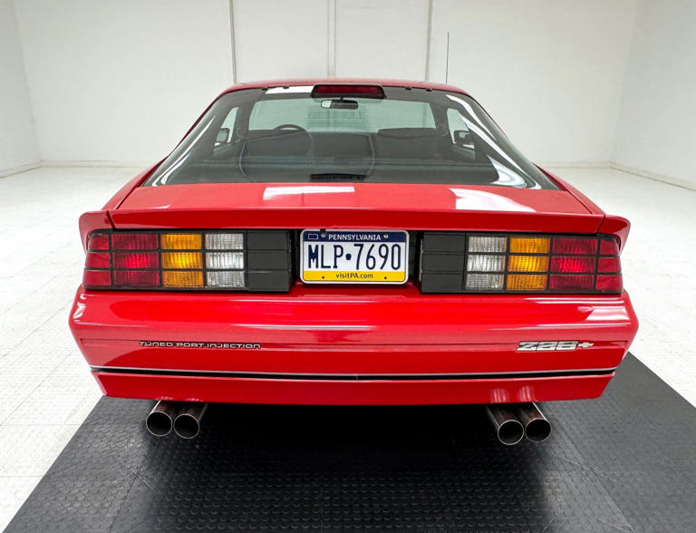Low-mile 1986 Chevrolet Camaro IROC-Z28 offered as collector-grade example