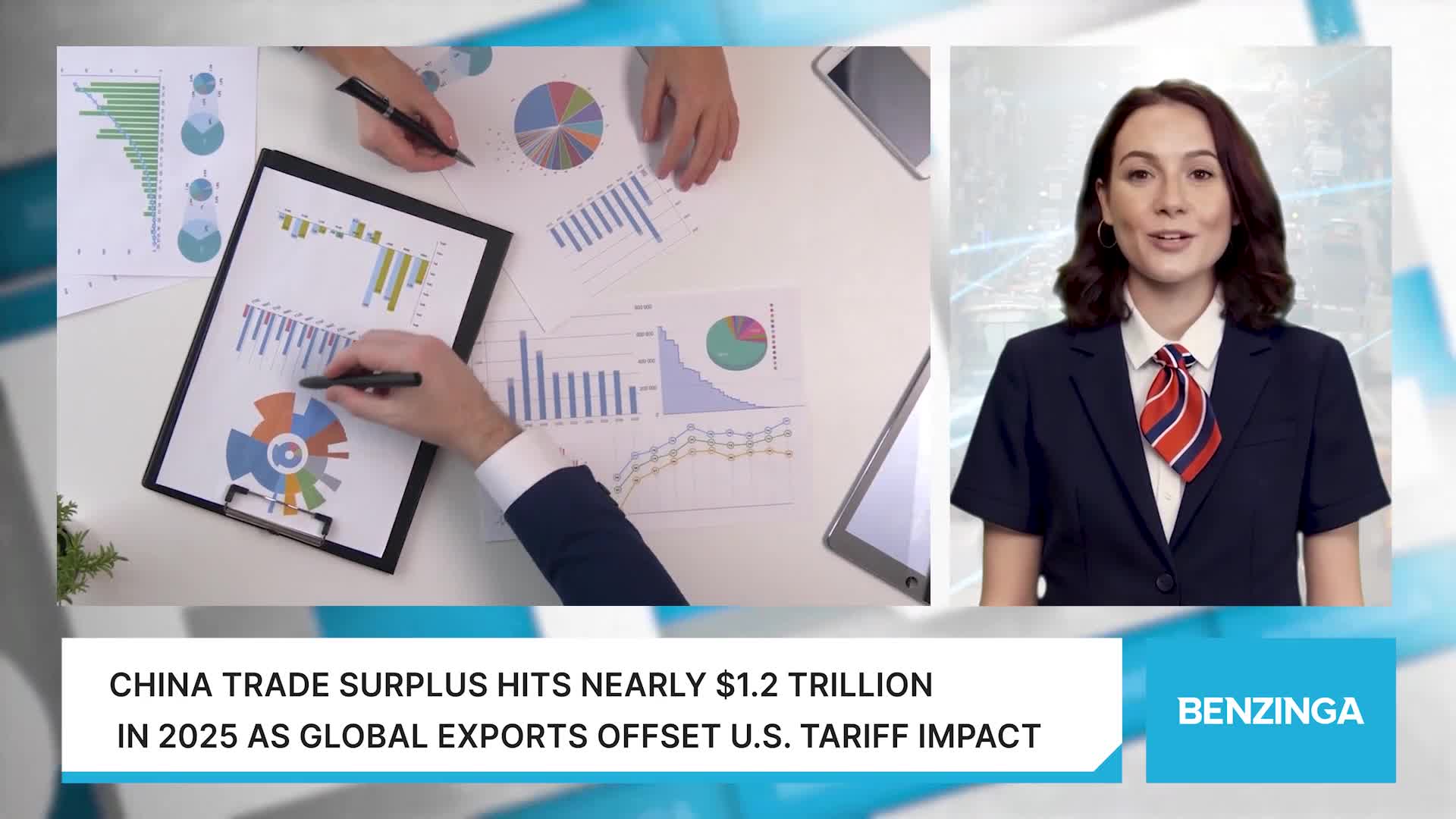 China trade surplus tops $1T