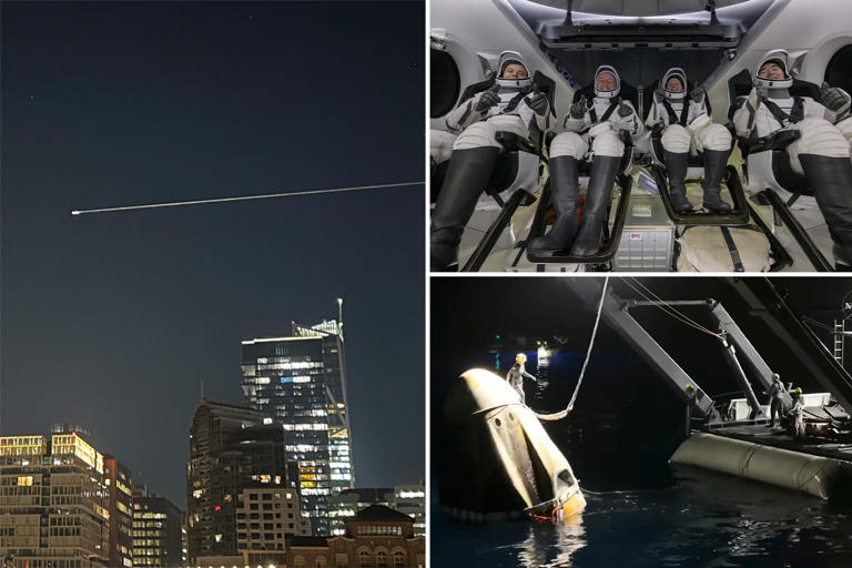 Space station evacuation lights up California sky — as astronaut ...