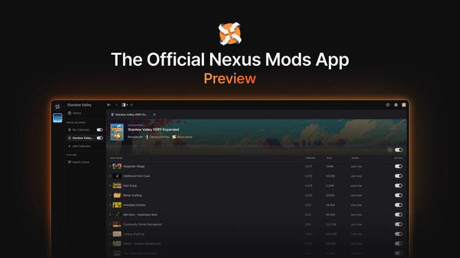 Nexus Mods、新たなMod管理ツール更新を中止―今後は「Vortex」一本集中に