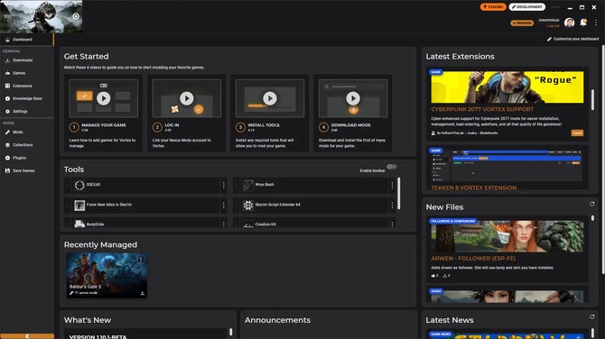Nexus Mods、新たなMod管理ツール更新を中止―今後は「Vortex」一本集中に